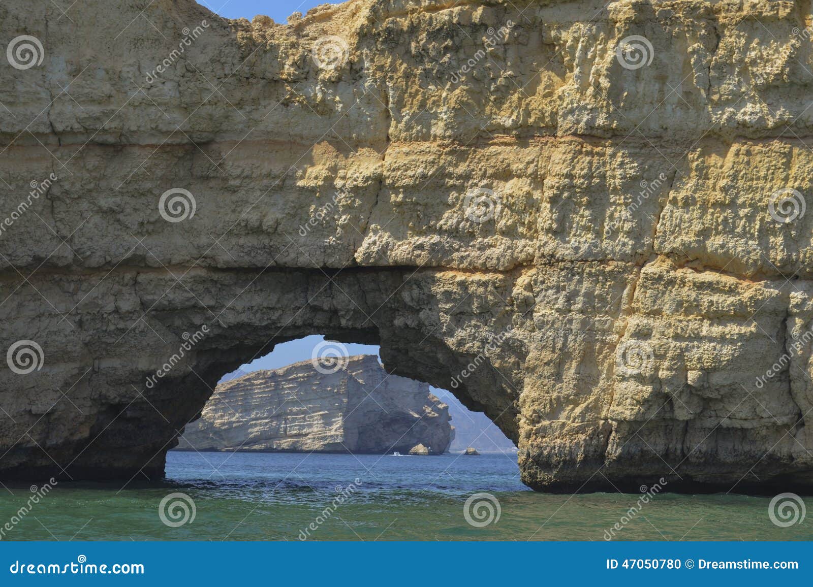 Sea gate in rock stock photo. Image of nature, costa - 47050780