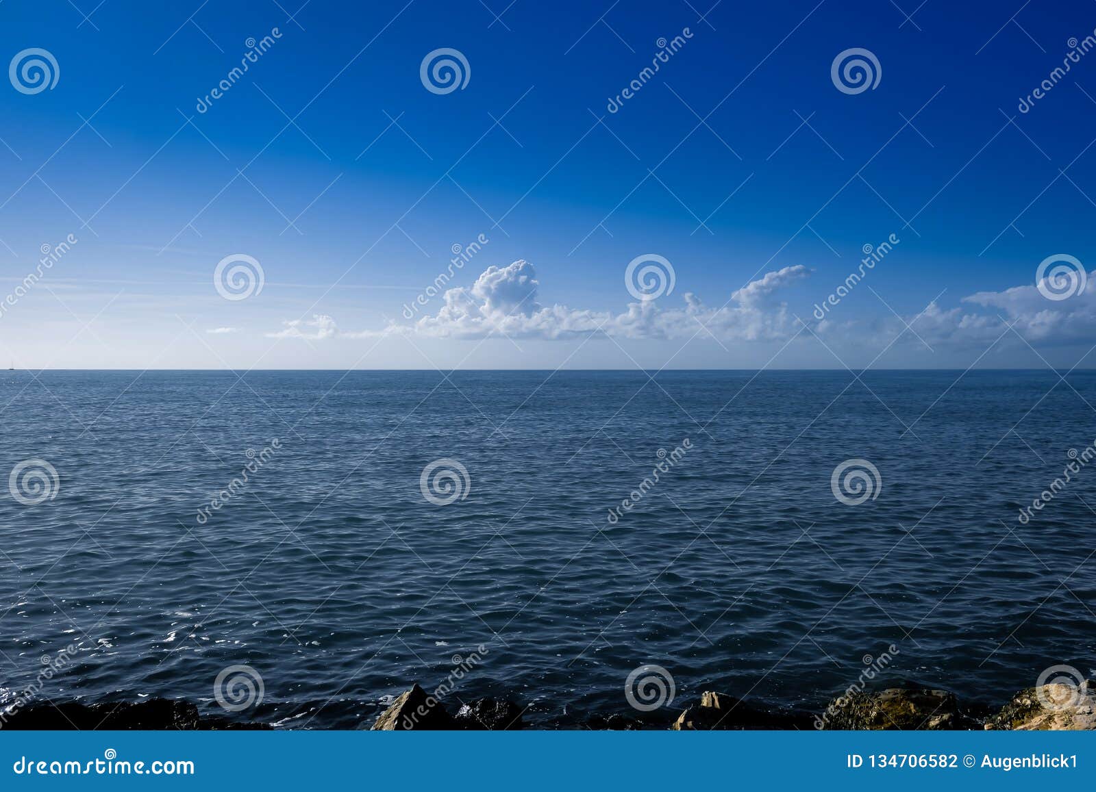 The Sea is Getting Restless, the Storm is Getting Closer Stock Photo ...