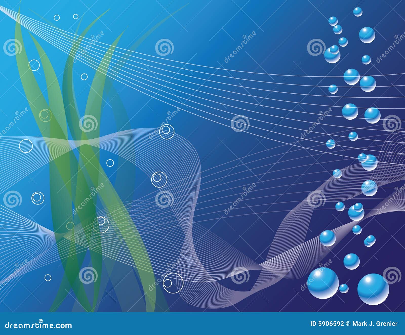 Sea Grass stock vector. Illustration of undersea, grass - 5906592