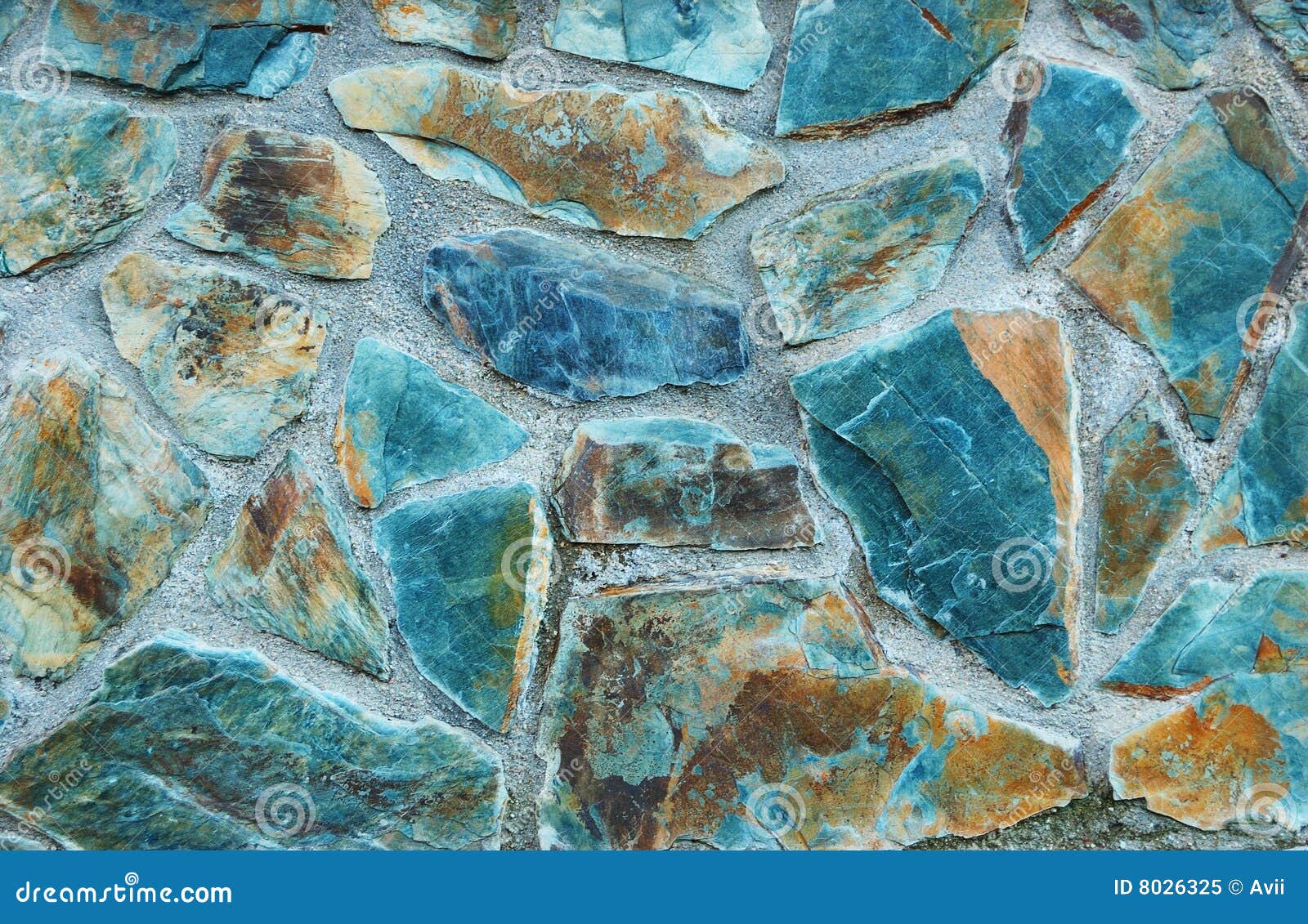 Sea-green stone wall stock image. Image of abstract, design - 8026325