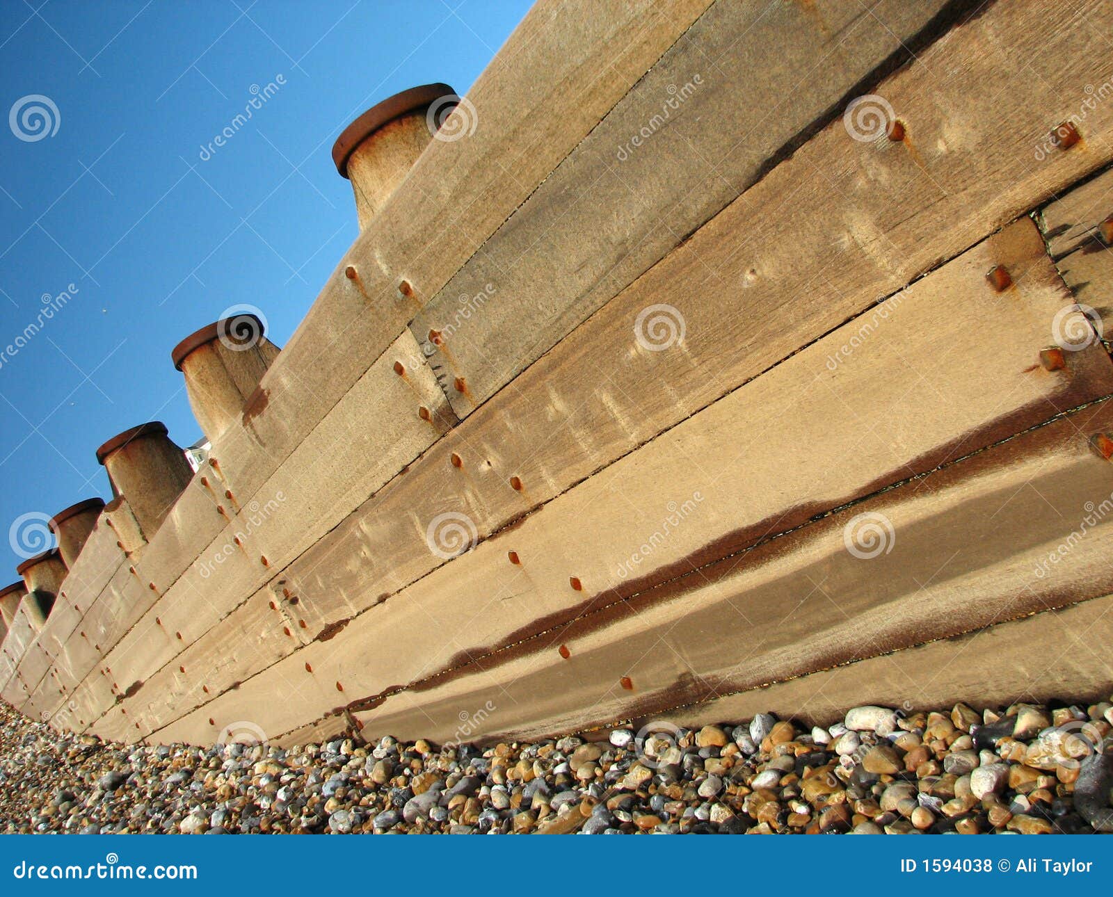 Sea groins stock photo. Image of stones, water, waves - 1594038