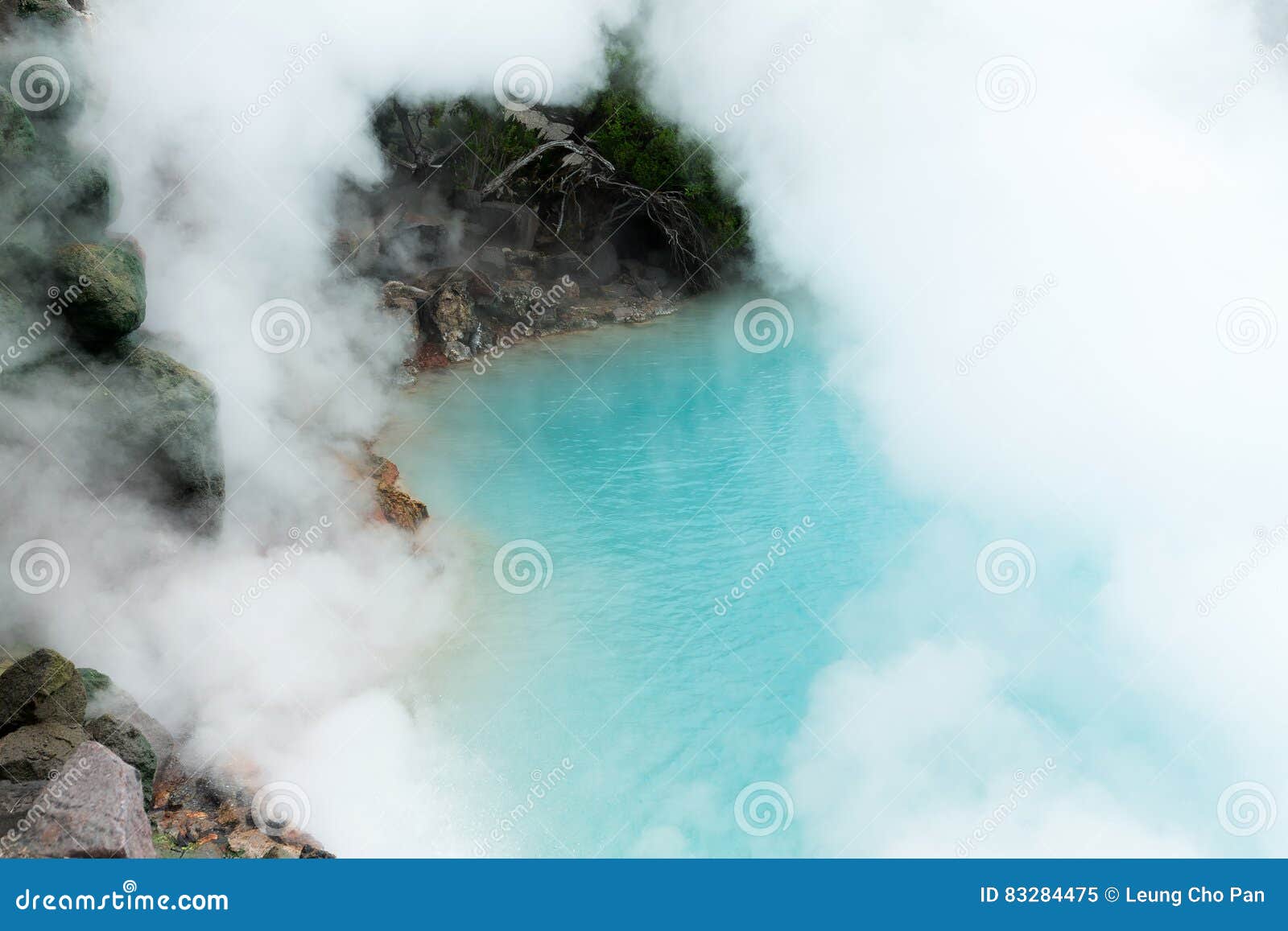 Sea Hell in Beppu stock image. Image of tree, culture - 83284475