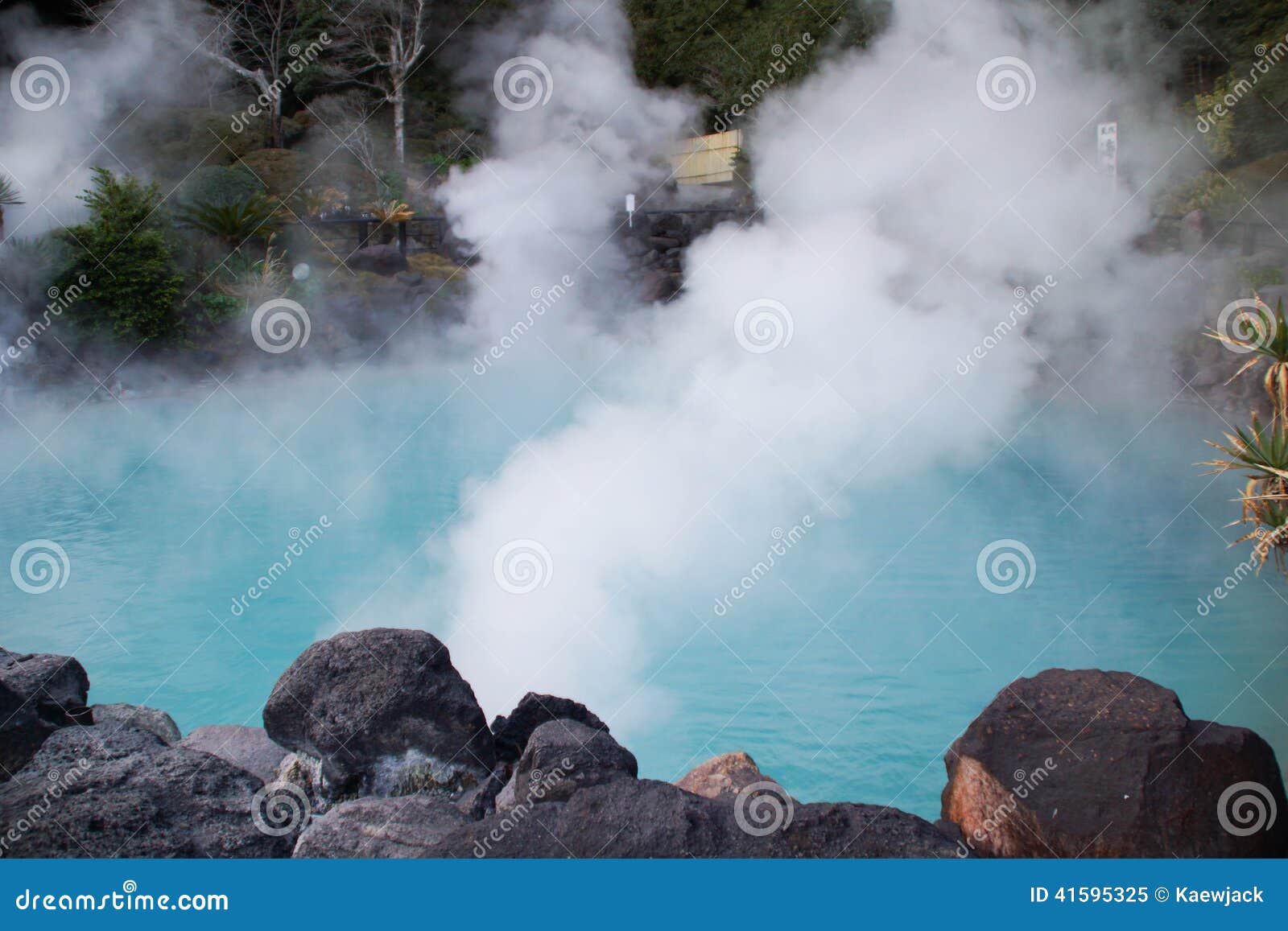 Sea Hell in Beppu, Japan stock image. Image of landscape - 41595325