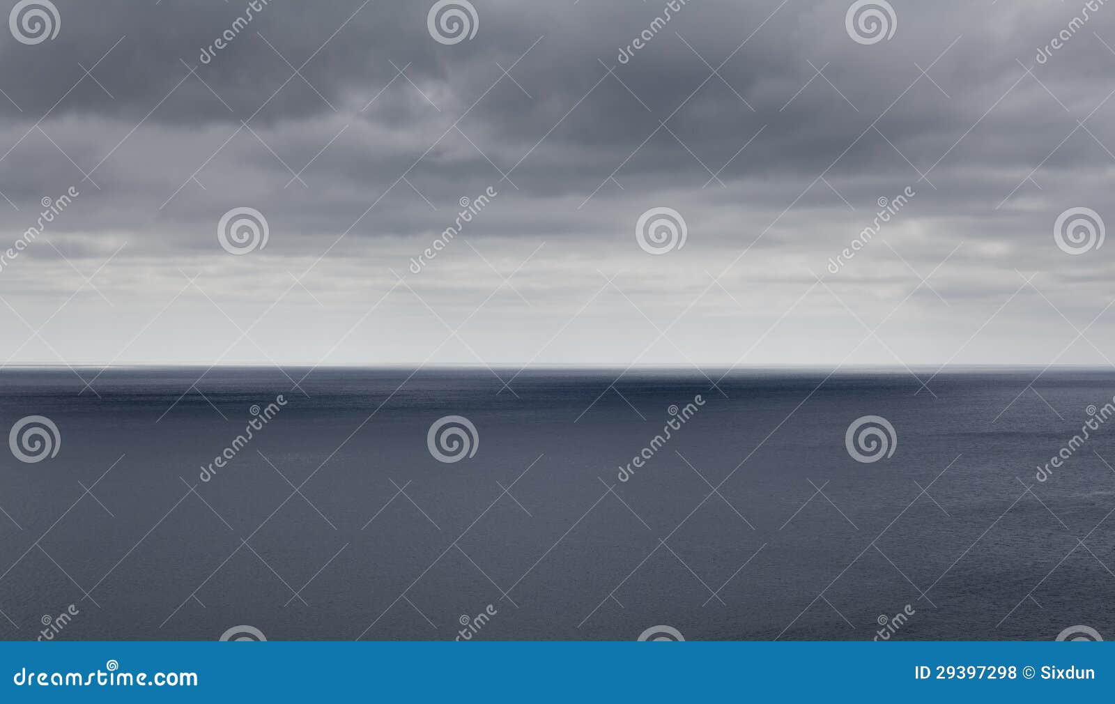 Sea horizon stock photo. Image of nature, cloudy, ocean - 29397298