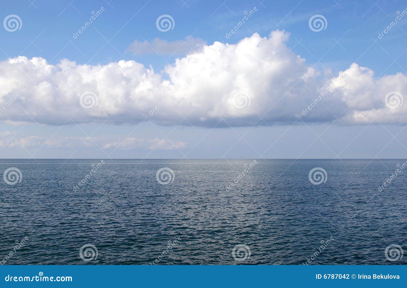 The Sea horizon. stock photo. Image of ocean, water, line - 6787042