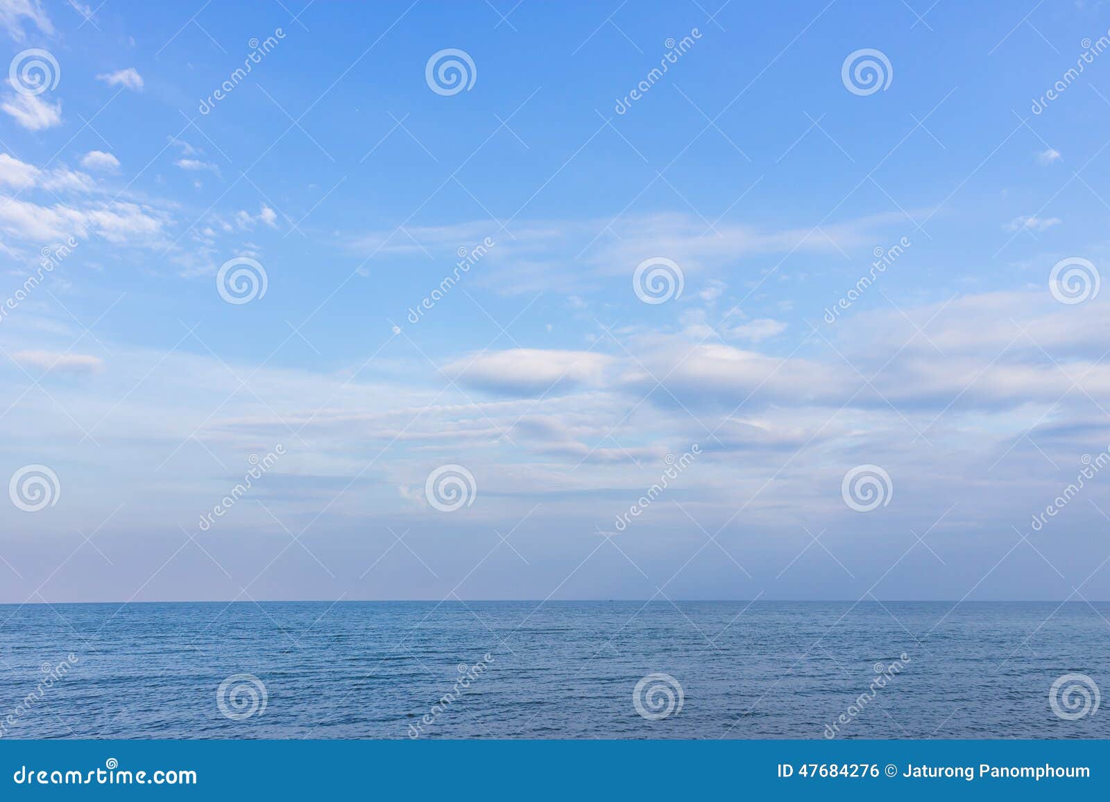 Sea and horizon stock photo. Image of beauty, view, environment - 47684276