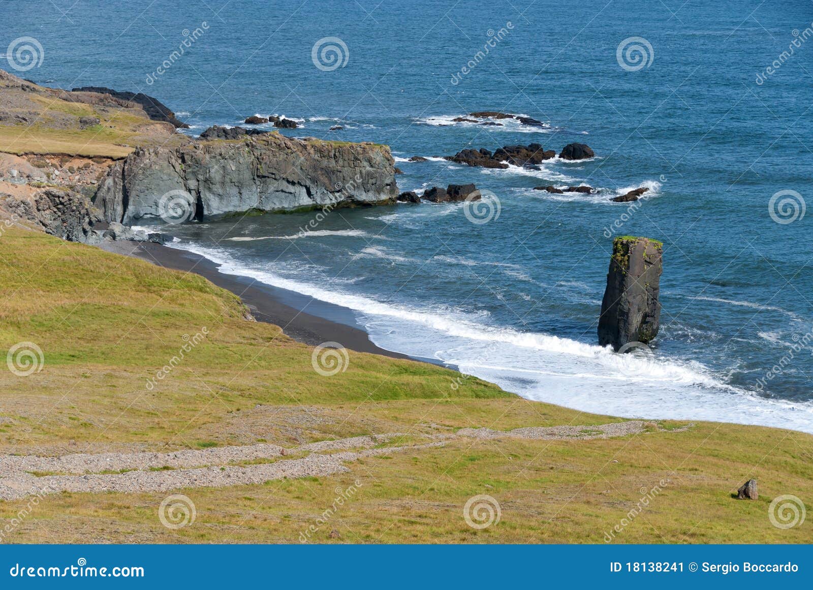Sea in Iceland stock image. Image of tourism, arctic - 18138241