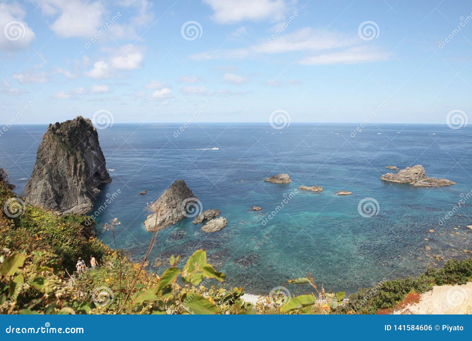 Sea in Japan stock photo. Image of nature, water, asia - 141584606