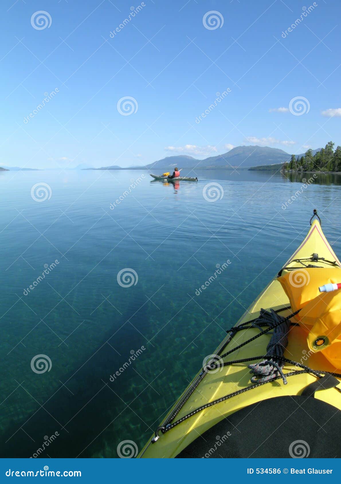 Sea Kayak Tour stock photo. Image of kayak, silence, canada - 534586