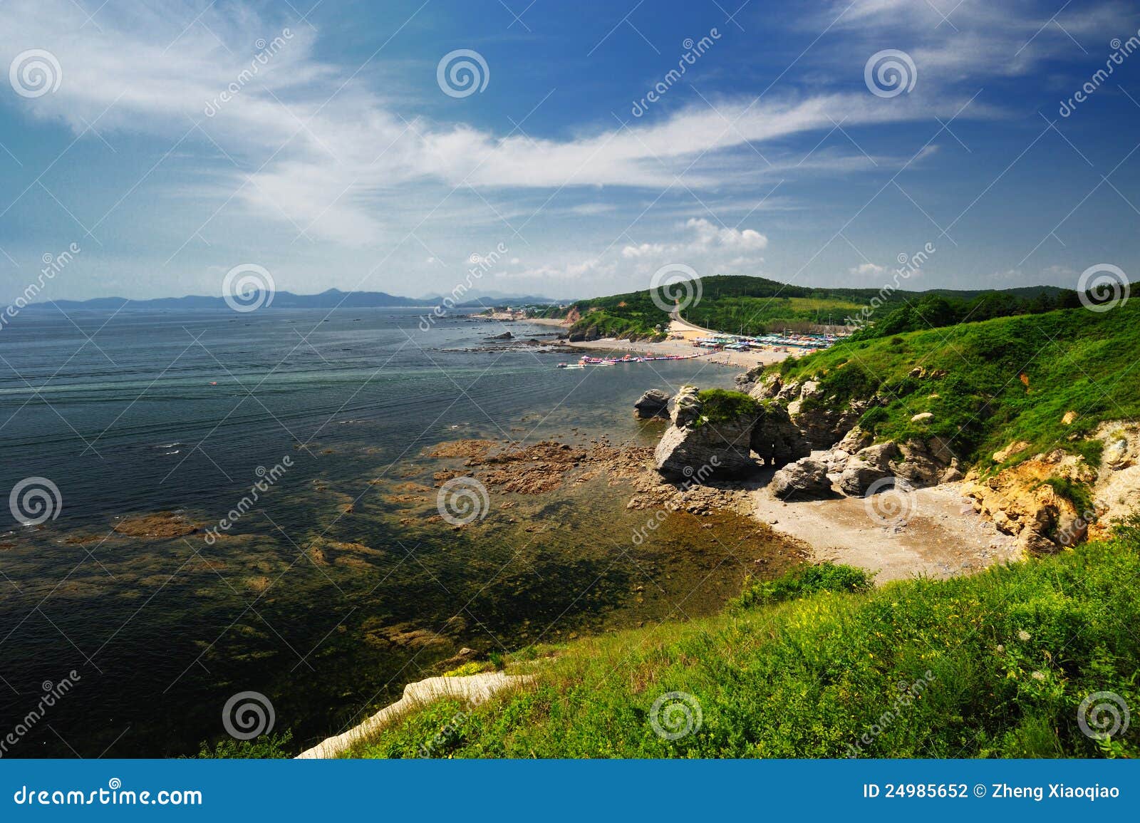 Sea Landscape stock photo. Image of landscape, dalian - 24985652