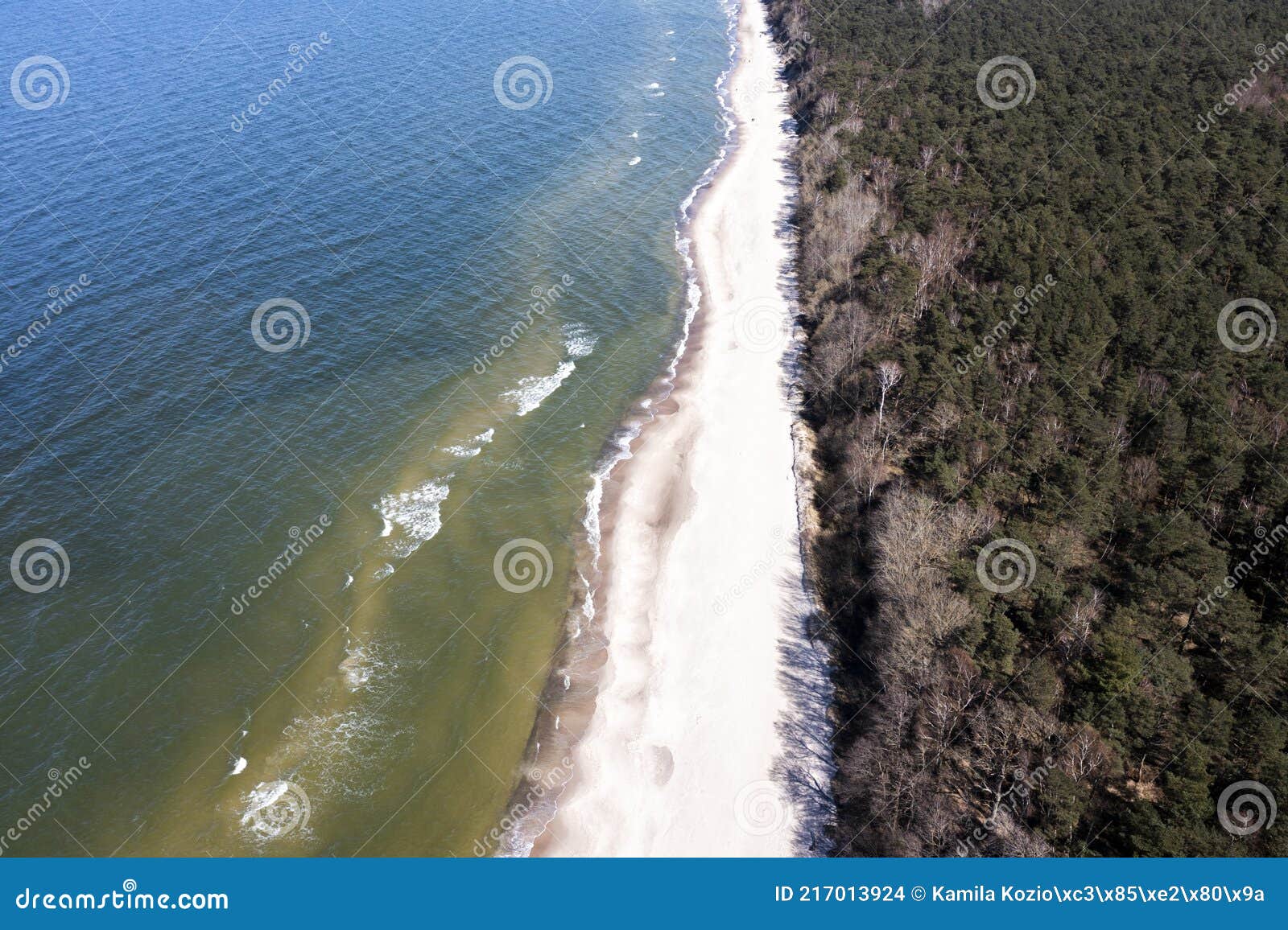 Sea Landscape, Beaches and the Polish Coast on the Baltic Sea and the ...