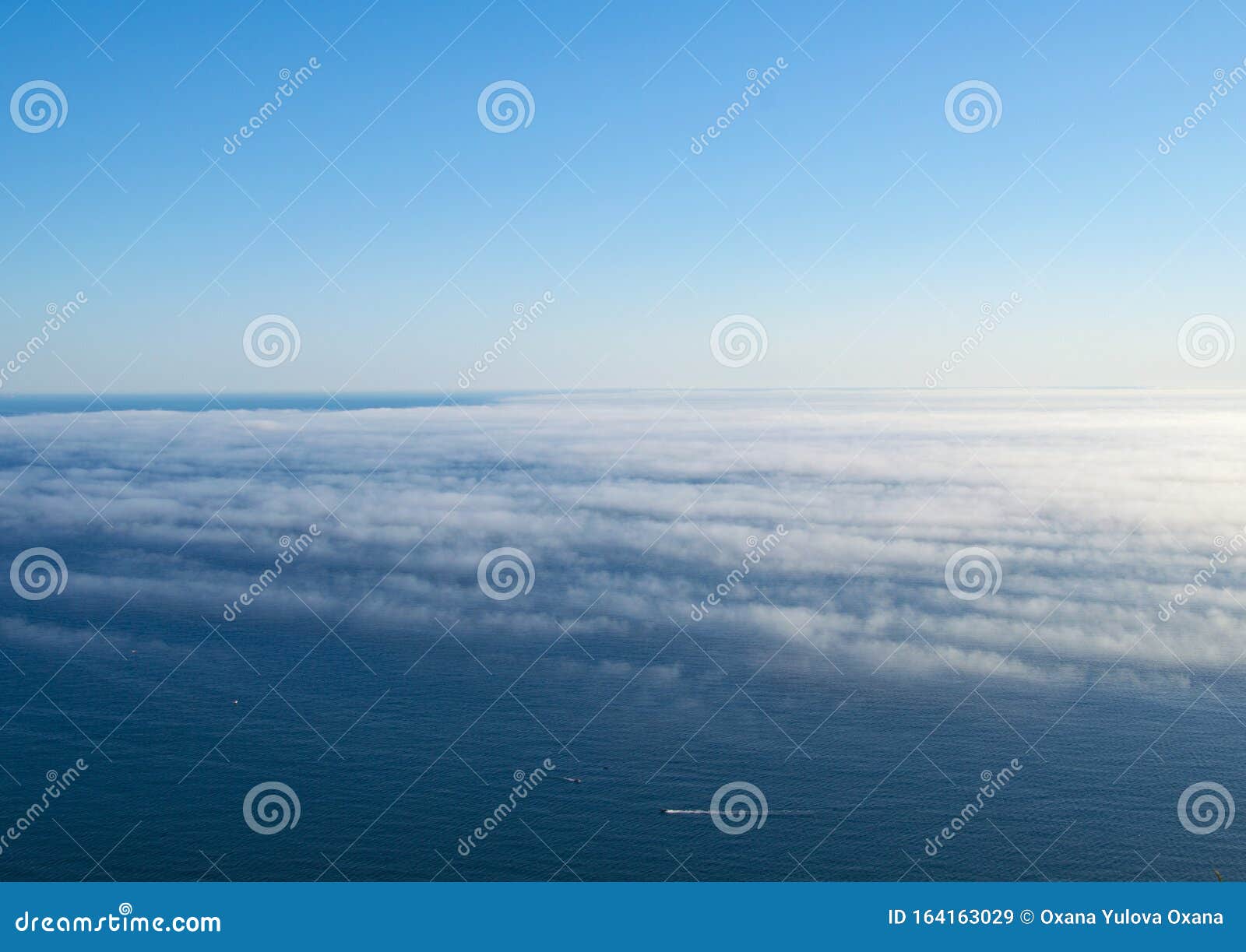Sea Landscape from a Height Stock Image - Image of height, nature ...