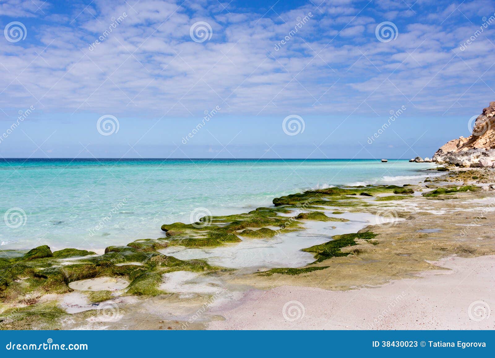 Sea Landscape Island of Socotra Stock Image - Image of covered, stones ...