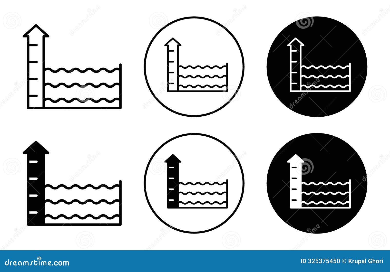 Low Level Icon Measuring Indicator. Speedometer, Tachometer, Fuel. Flat ...