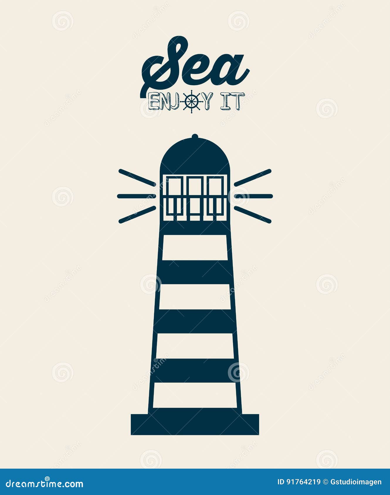 Sea life conceptual poster stock vector. Illustration of tropical ...