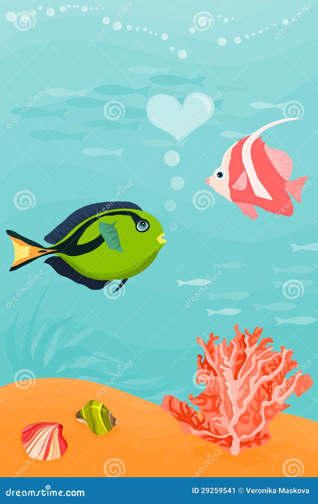 Sea_love stock vector. Illustration of relax, birthday - 29259541