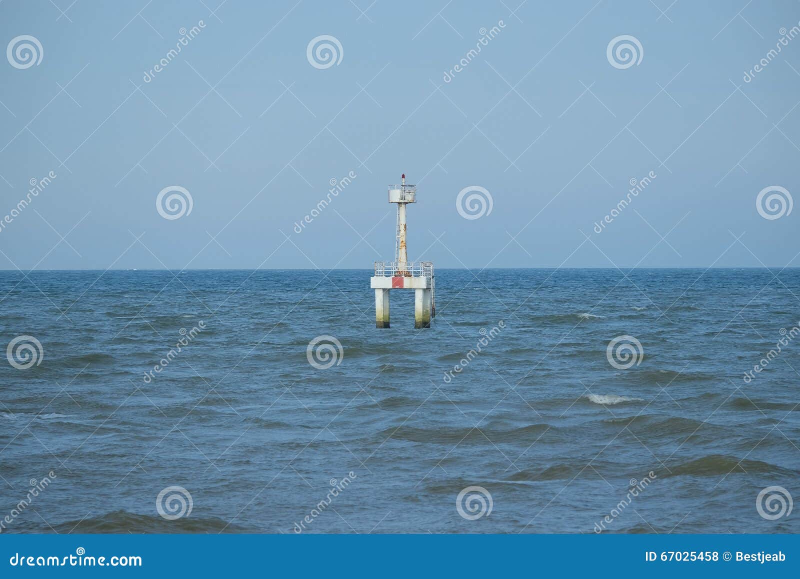 Sea Mark or Buoy in the Ocean Stock Photo - Image of float, calm: 67025458
