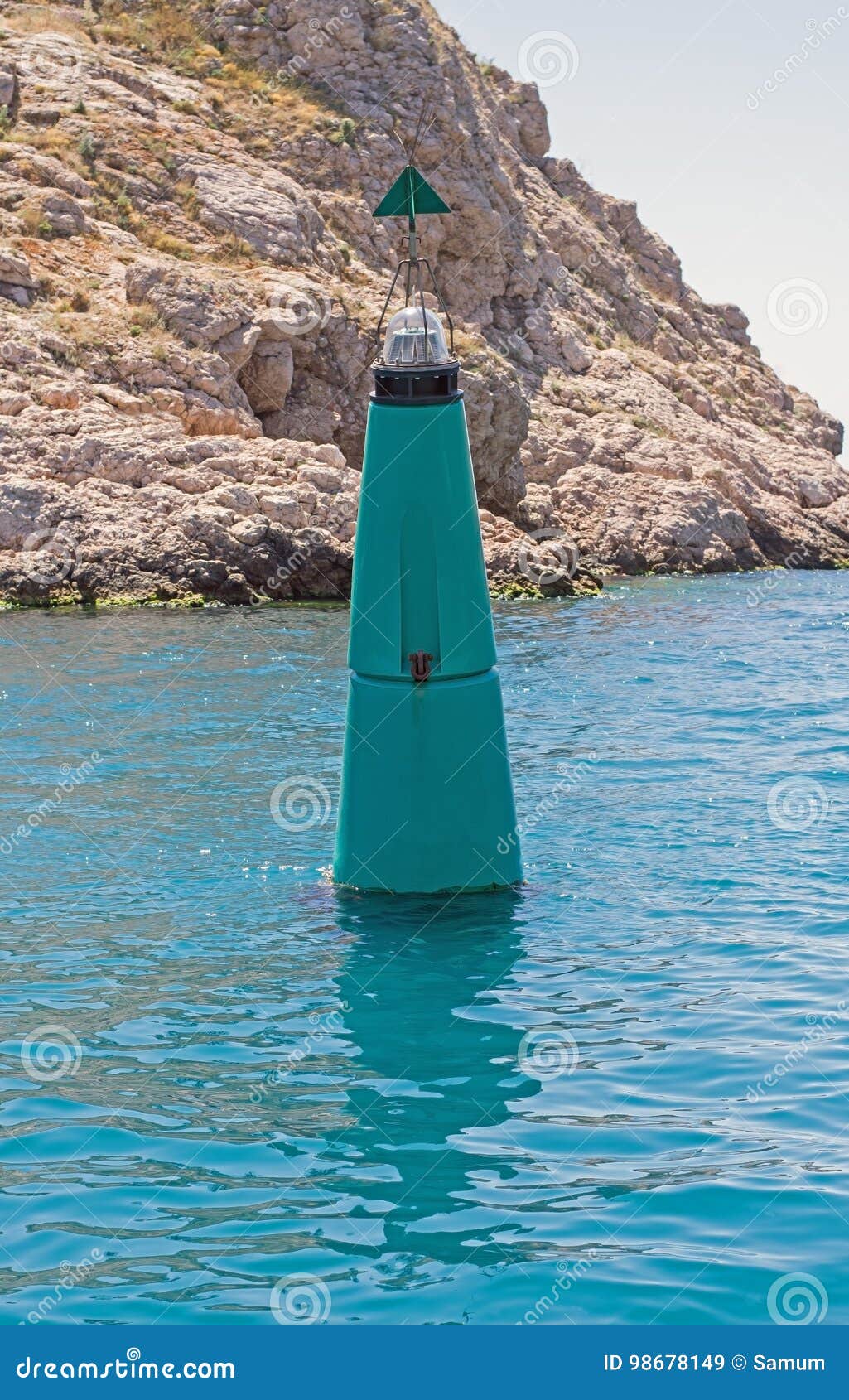 The Sea marker stock image. Image of danger, marine, navigable - 98678149