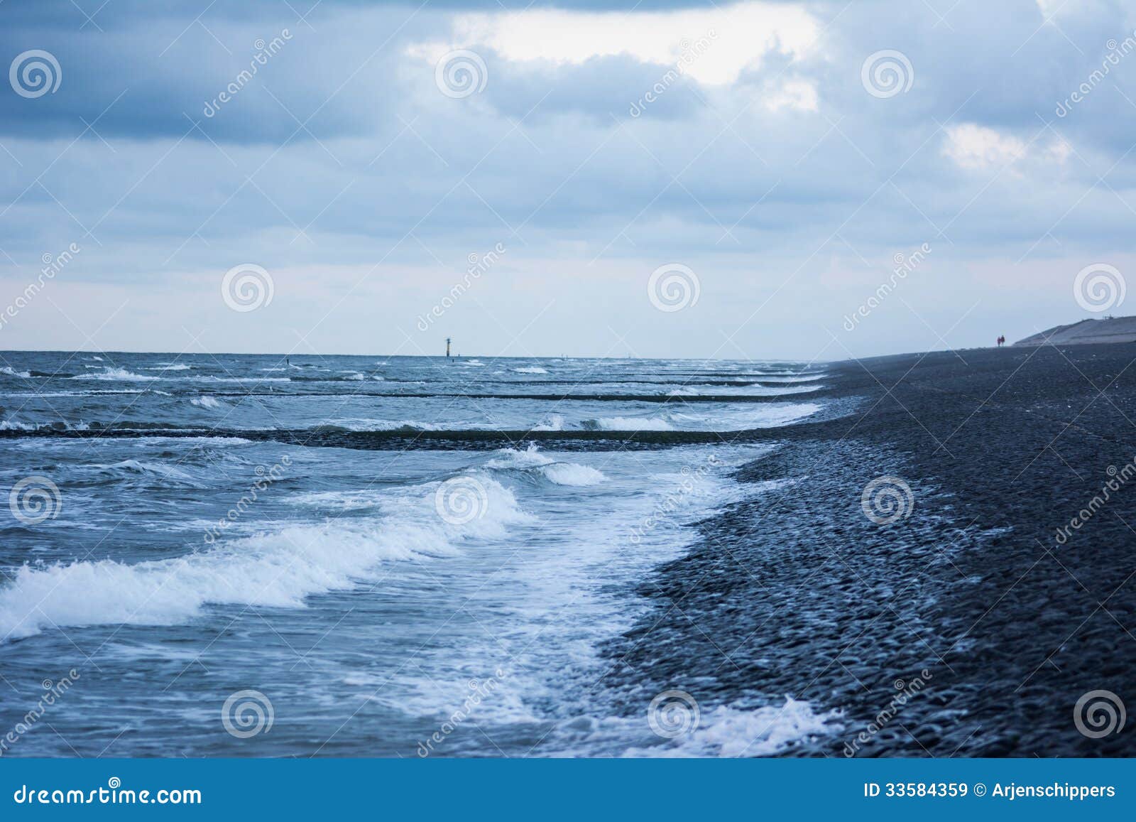 Sea meets the break water stock image. Image of bottom - 33584359