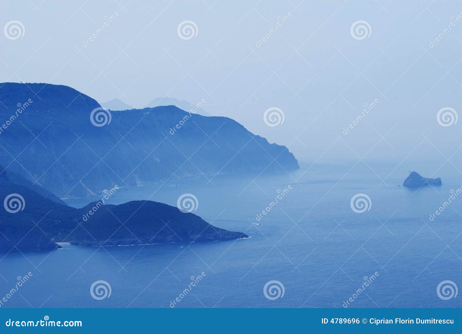 Sea mist stock photo. Image of landscape, island, environment - 4789696