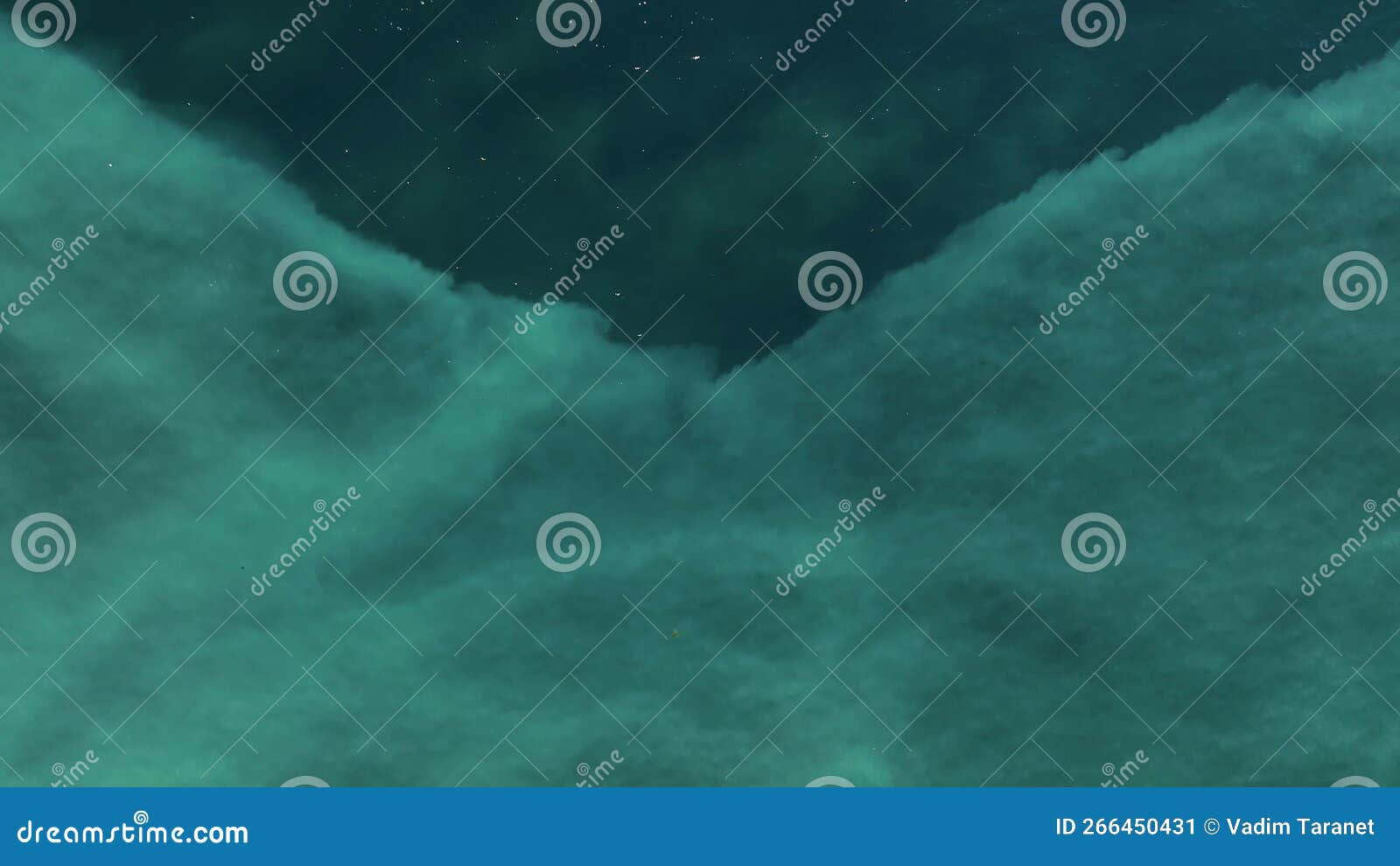 The Sea Mixes with the River, Forming Beautiful Patterns on the Surface ...