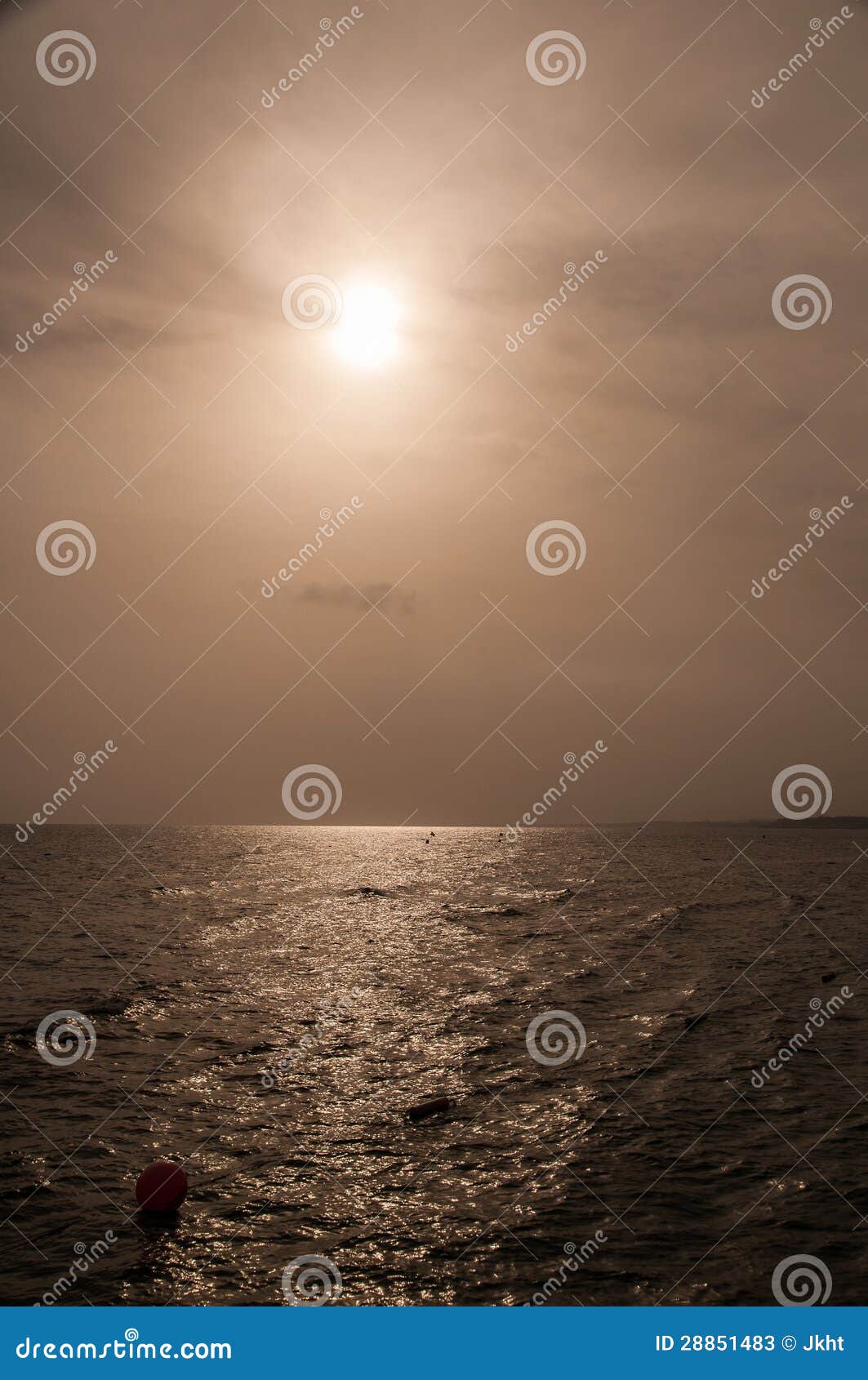 Sea with moon stock image. Image of horizon, sunset, cloud - 28851483