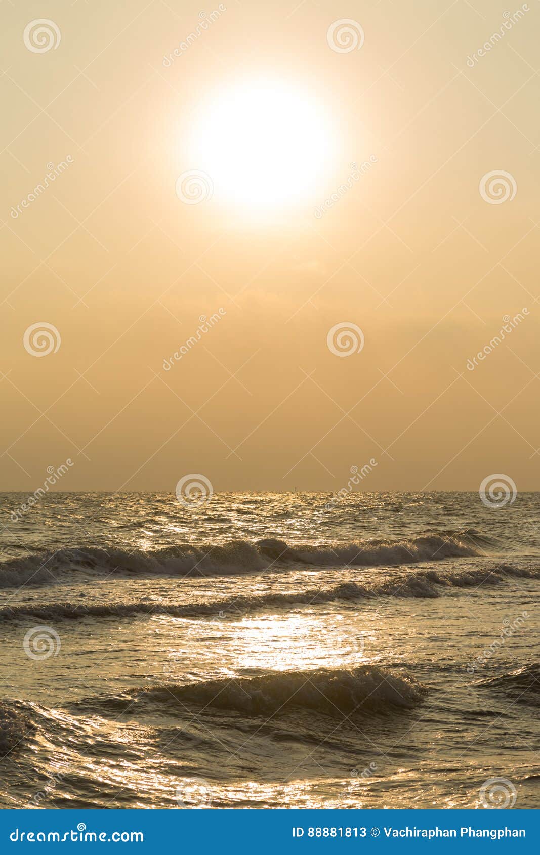 Sea in the morning stock image. Image of ocean, nature - 88881813