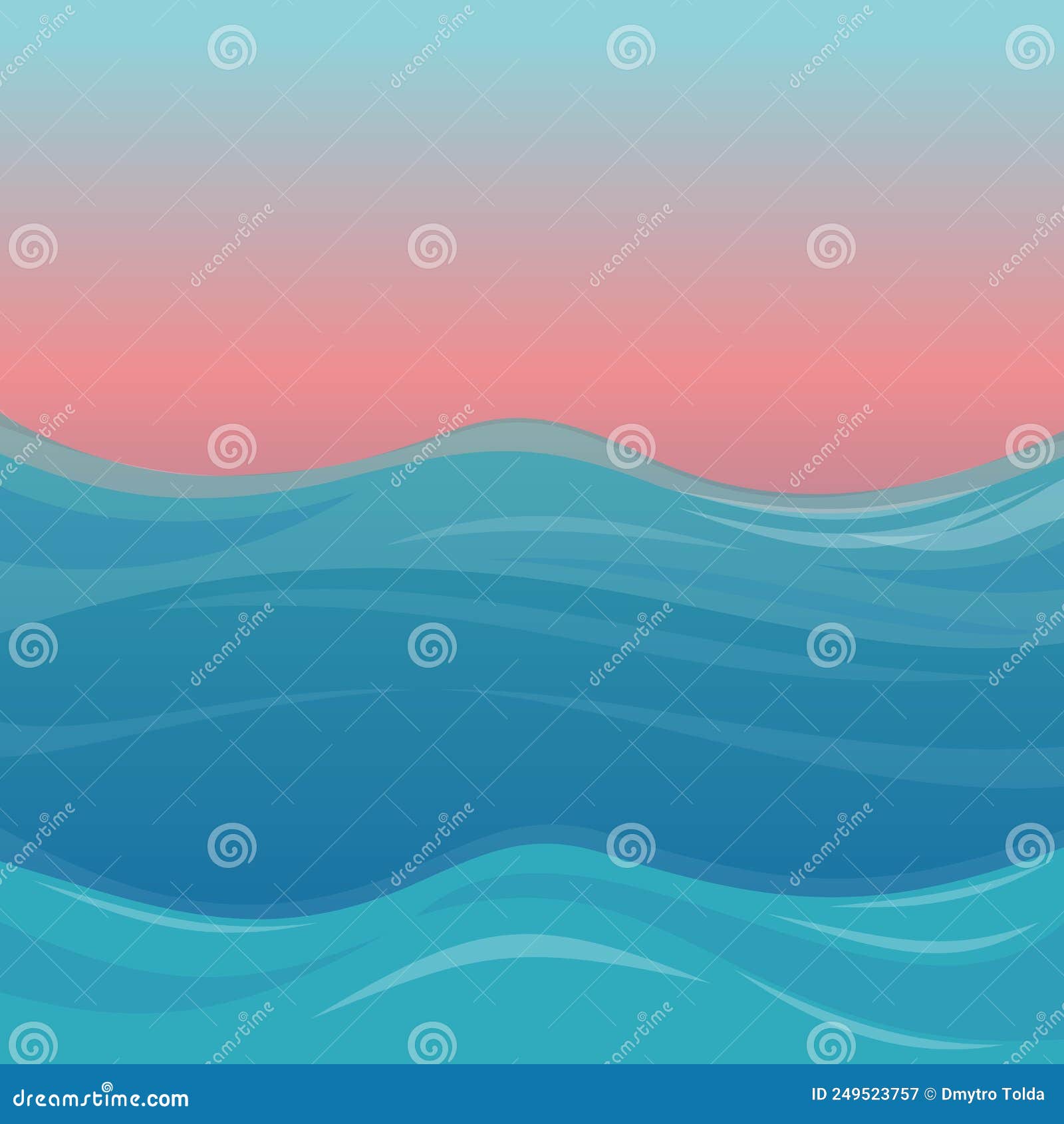 Crimson Sun, Sunrise Or Sunset On The Sea With Palm Trees Vector ...