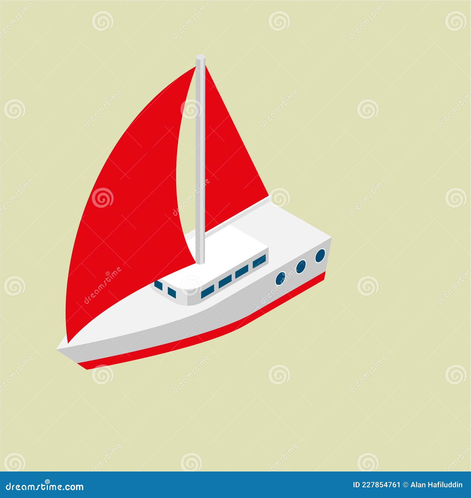 Sea Ocean Transport Ship Vector Stock Vector - Illustration of ...