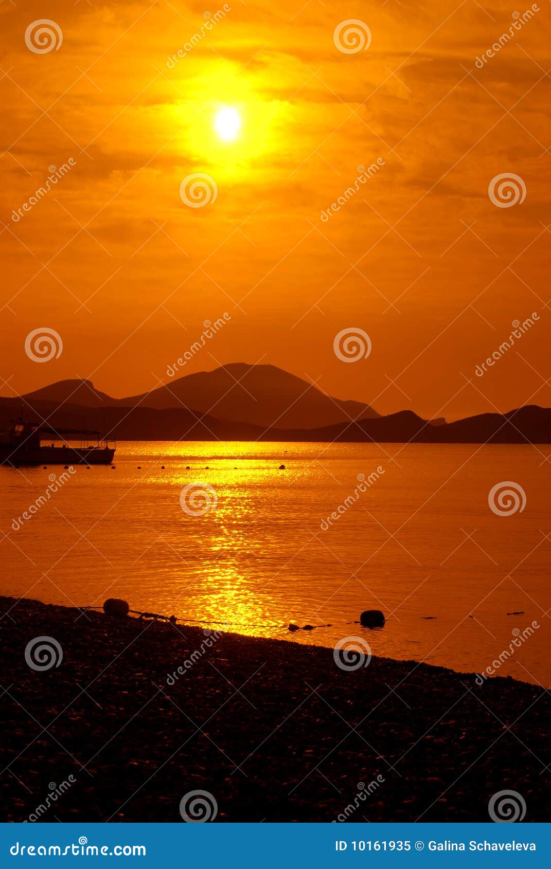 Sea orange stock image. Image of inspiration, rest, landscape - 10161935