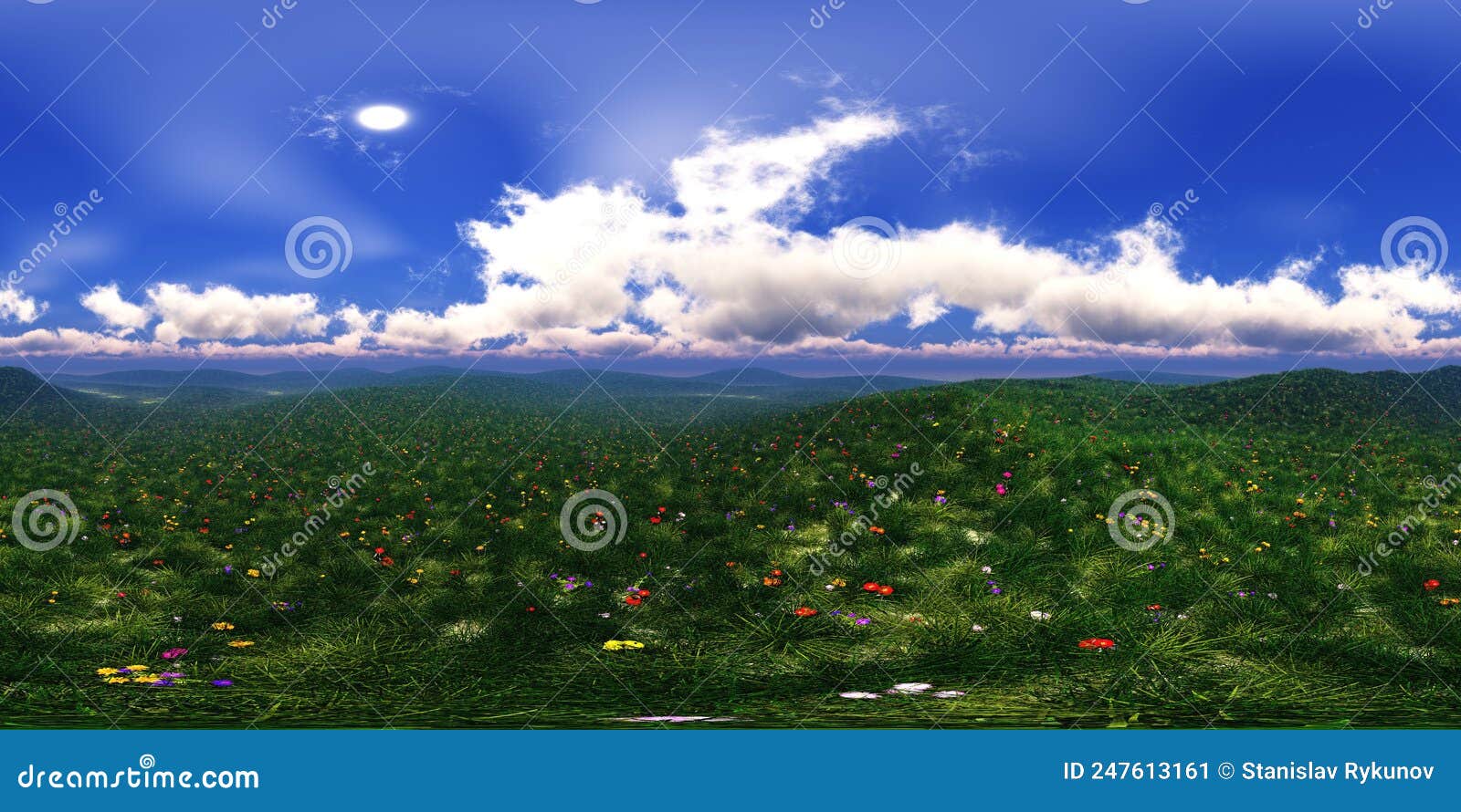 HDRI, Environment Map , Sea Panorama, Stock Illustration - Illustration ...