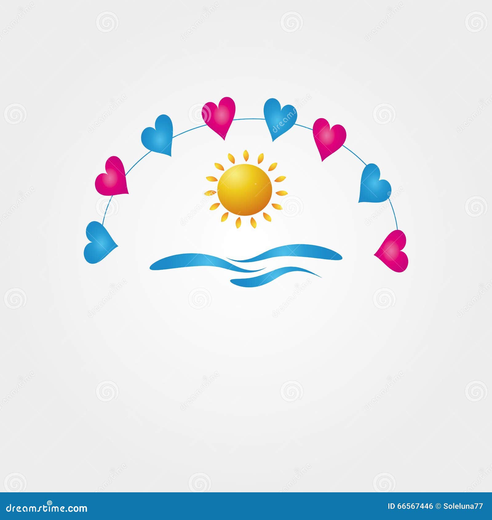 Sea in party stock vector. Illustration of representation - 66567446