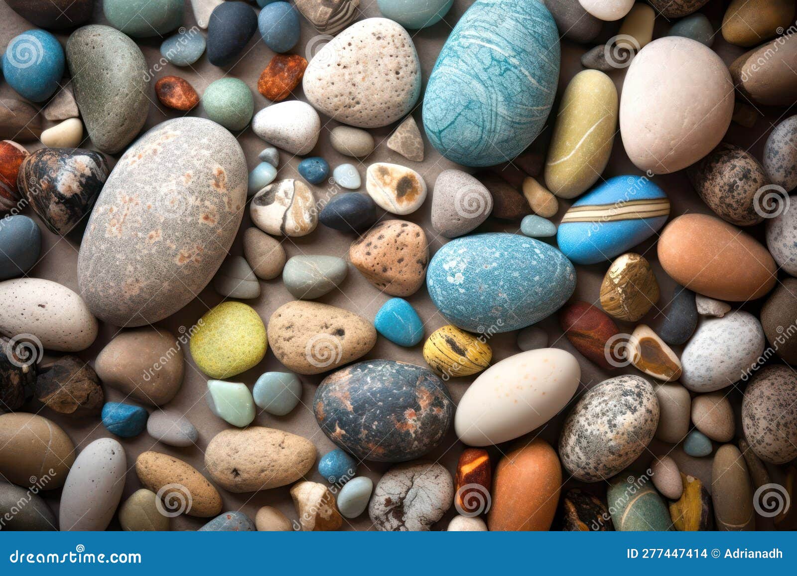 Sea Pebble Sea Stones Background Stock Illustration - Illustration of ...