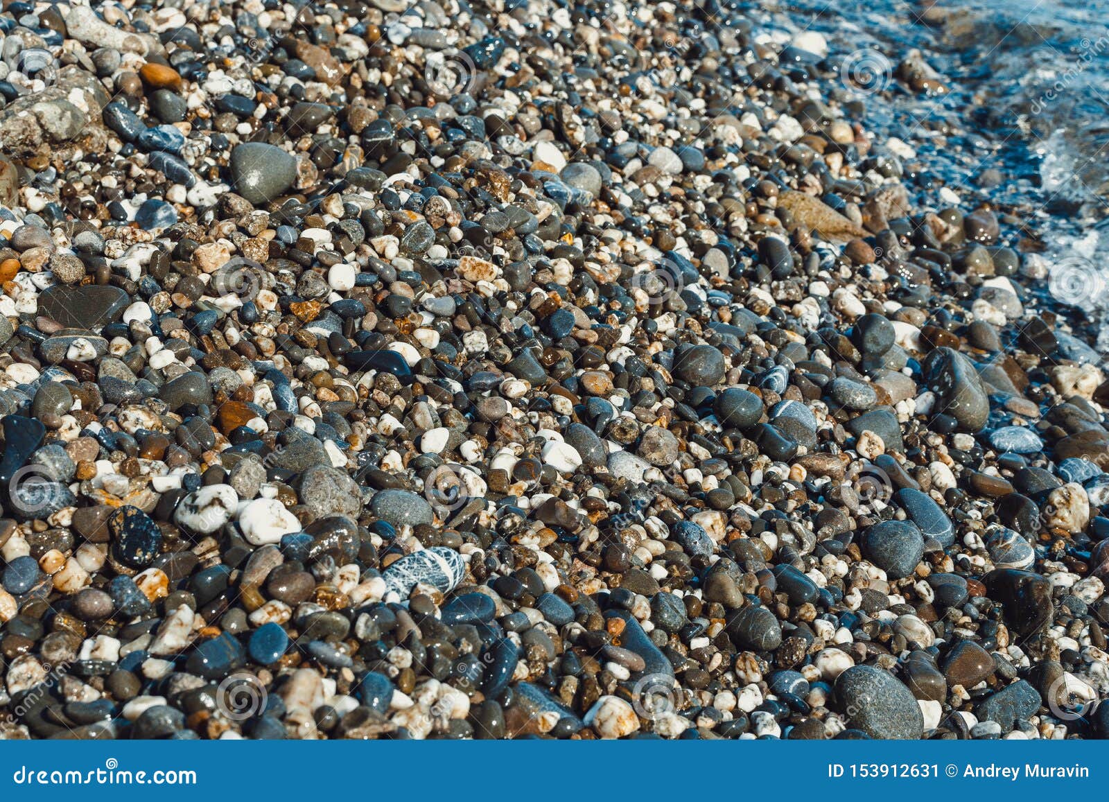 Sea pebbles 3 stock image. Image of background, natural - 153912631