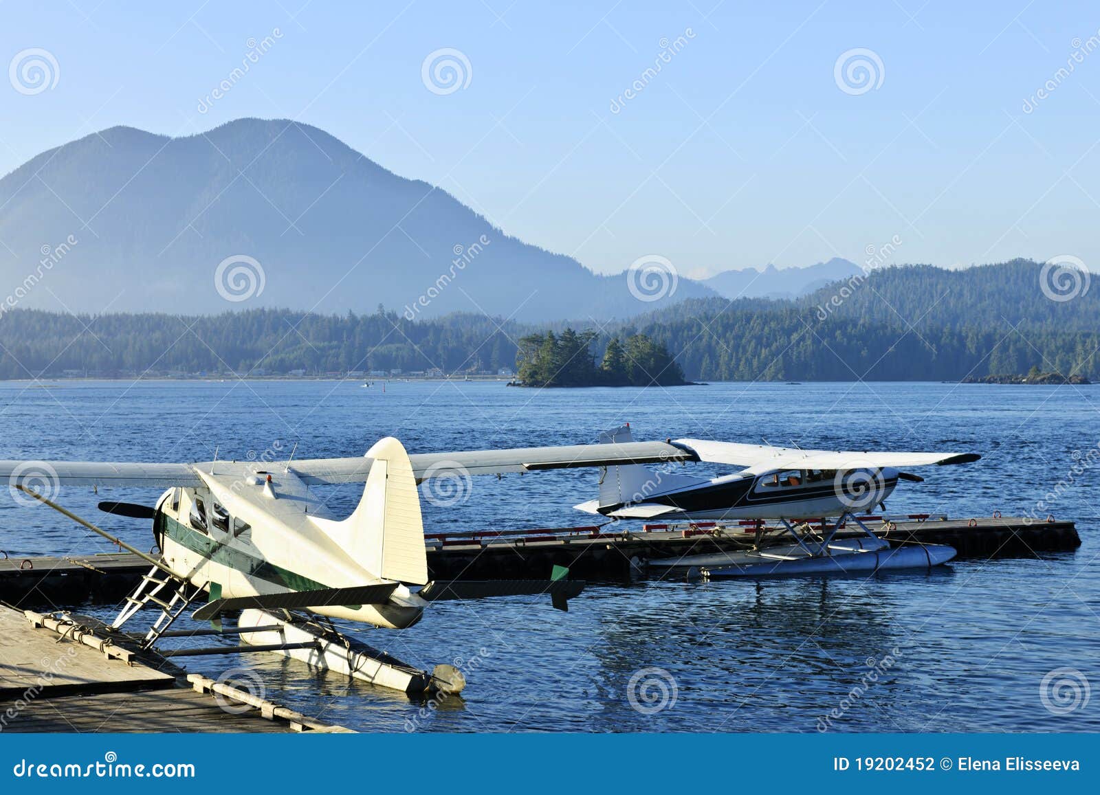 Sea Planes in Tofino, Vancouver Island, Canada Stock Photo - Image of ...