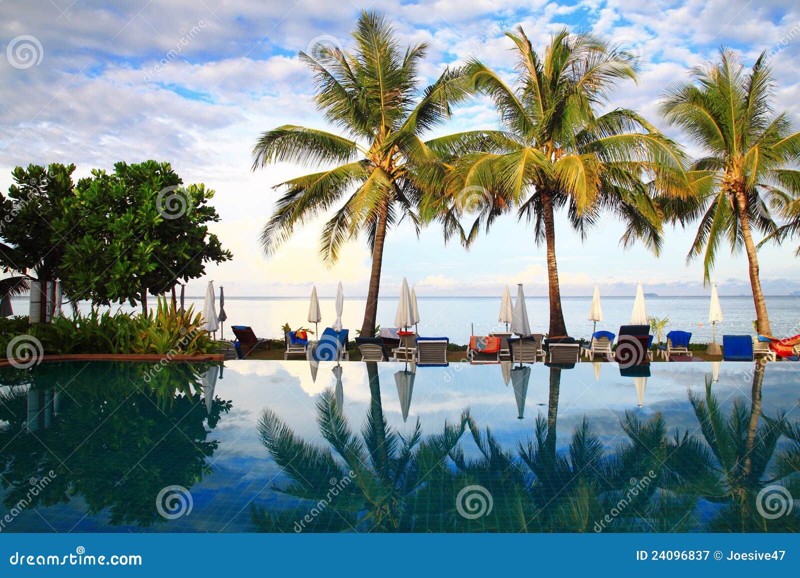 Sea Pool in Paradise stock image. Image of lifestyle - 24096837