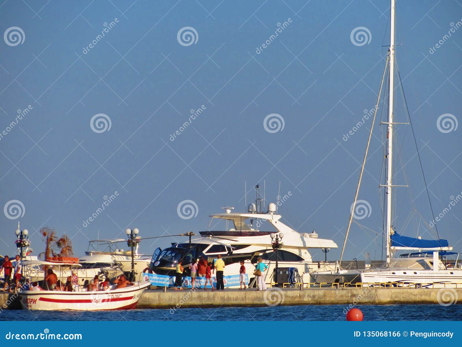 Sea port view editorial photo. Image of port, harbour - 135068166