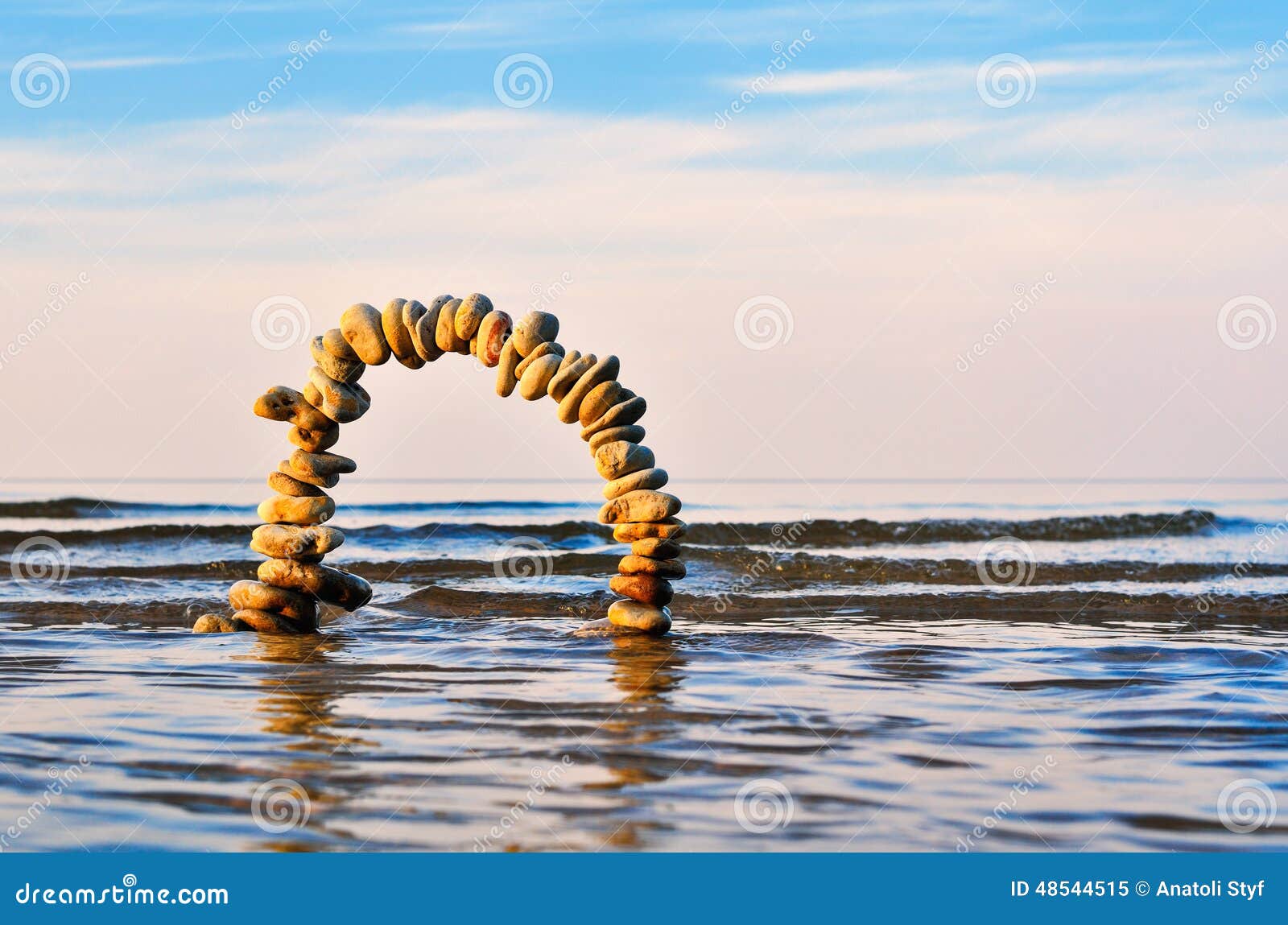 Sea portal stock image. Image of balance, ocean, ripple - 48544515