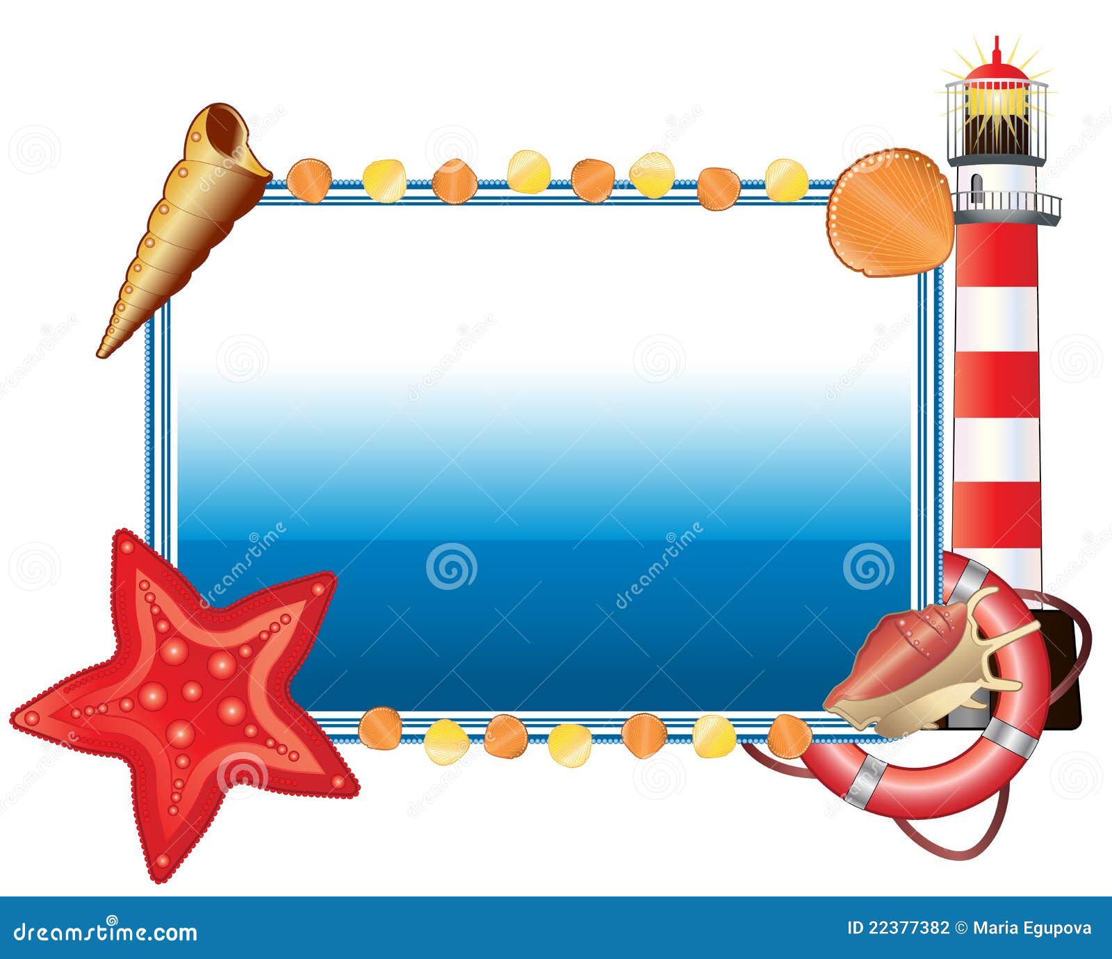 Sea postcard horizontal stock vector. Illustration of travel - 22377382