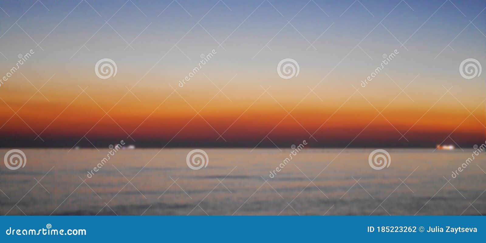 Sea Predawn Blur Background Stock Photo - Image of cloud, skyline ...