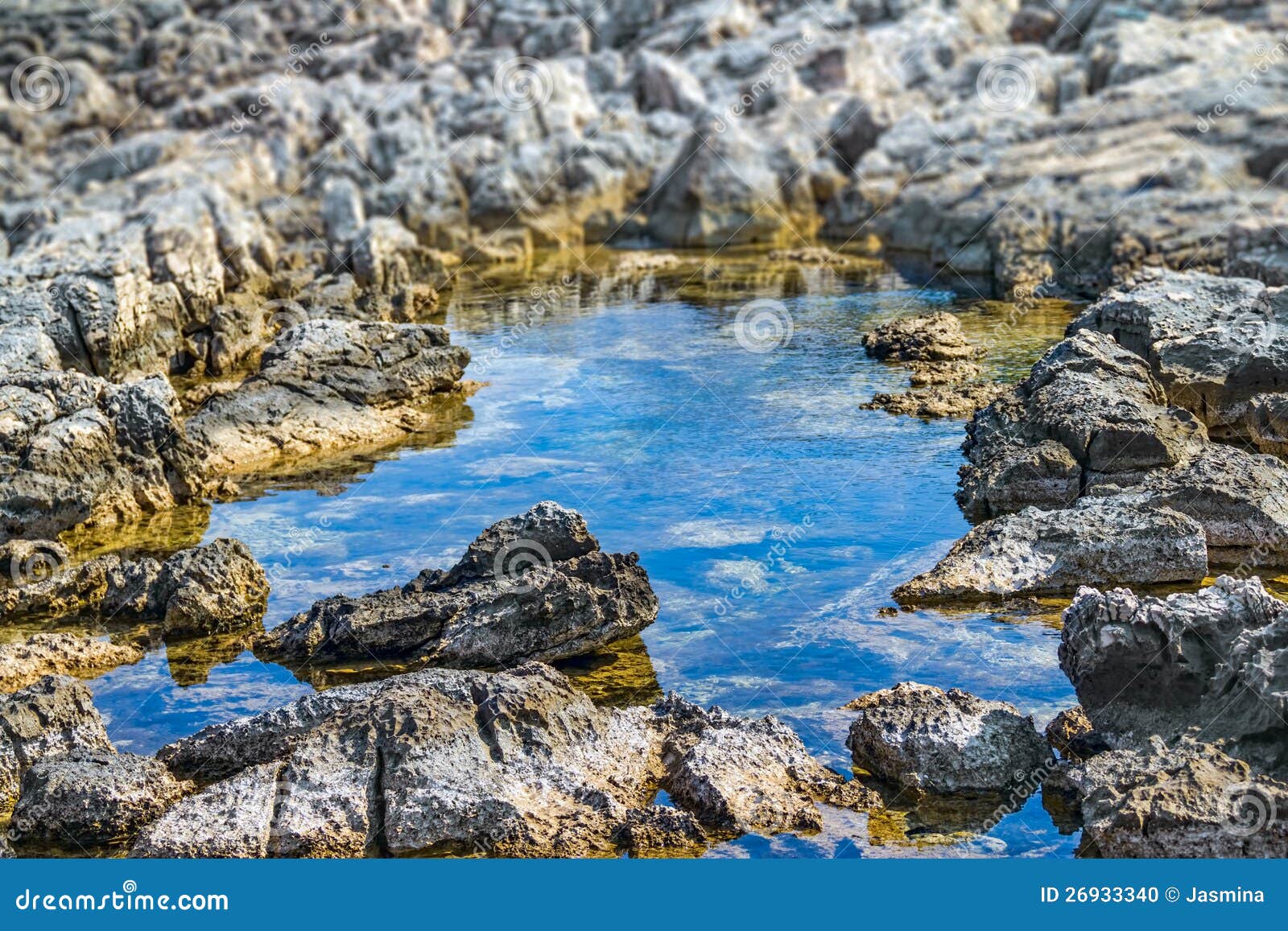 Sea puddle stock photo. Image of island, small, landscape - 26933340