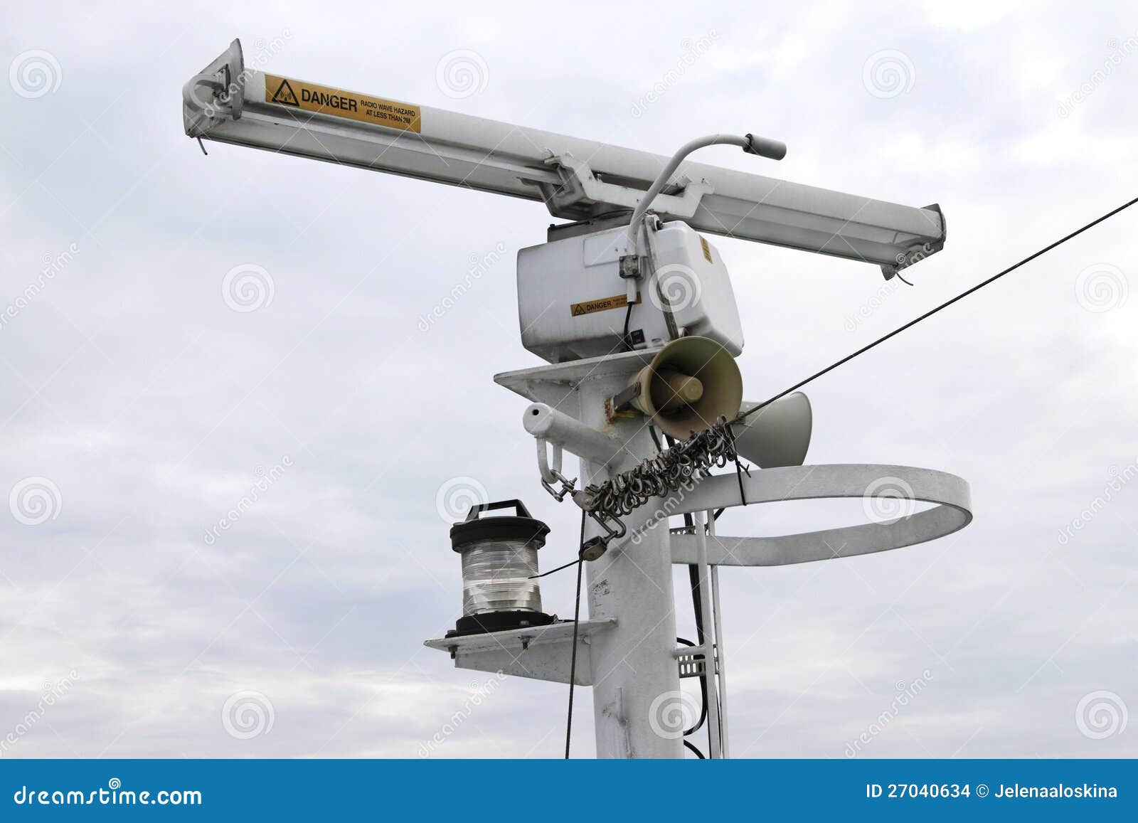 Sea radar stock photo. Image of ranger, navigator, boat - 27040634