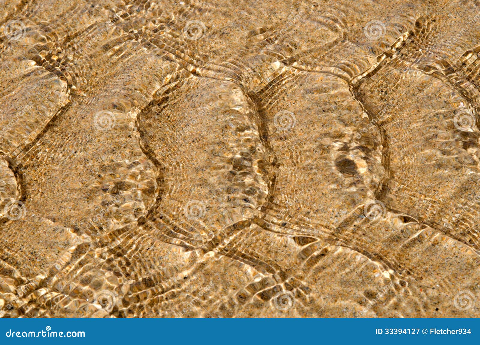Sea ripple texture on sand stock image. Image of rippled - 33394127
