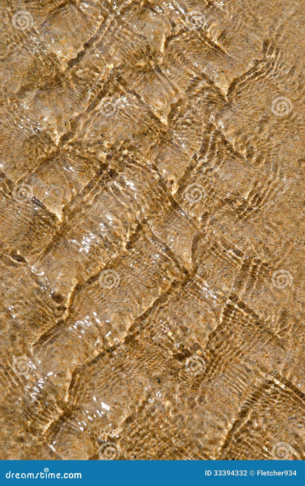 Sea ripple texture on sand stock photo. Image of pool - 33394332