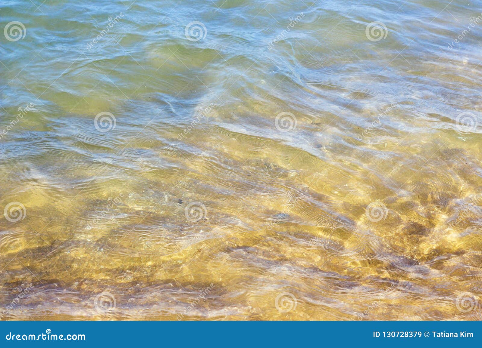 Sea Ripples, Turquoise, Brown Sea Surface, Texture, Background ...