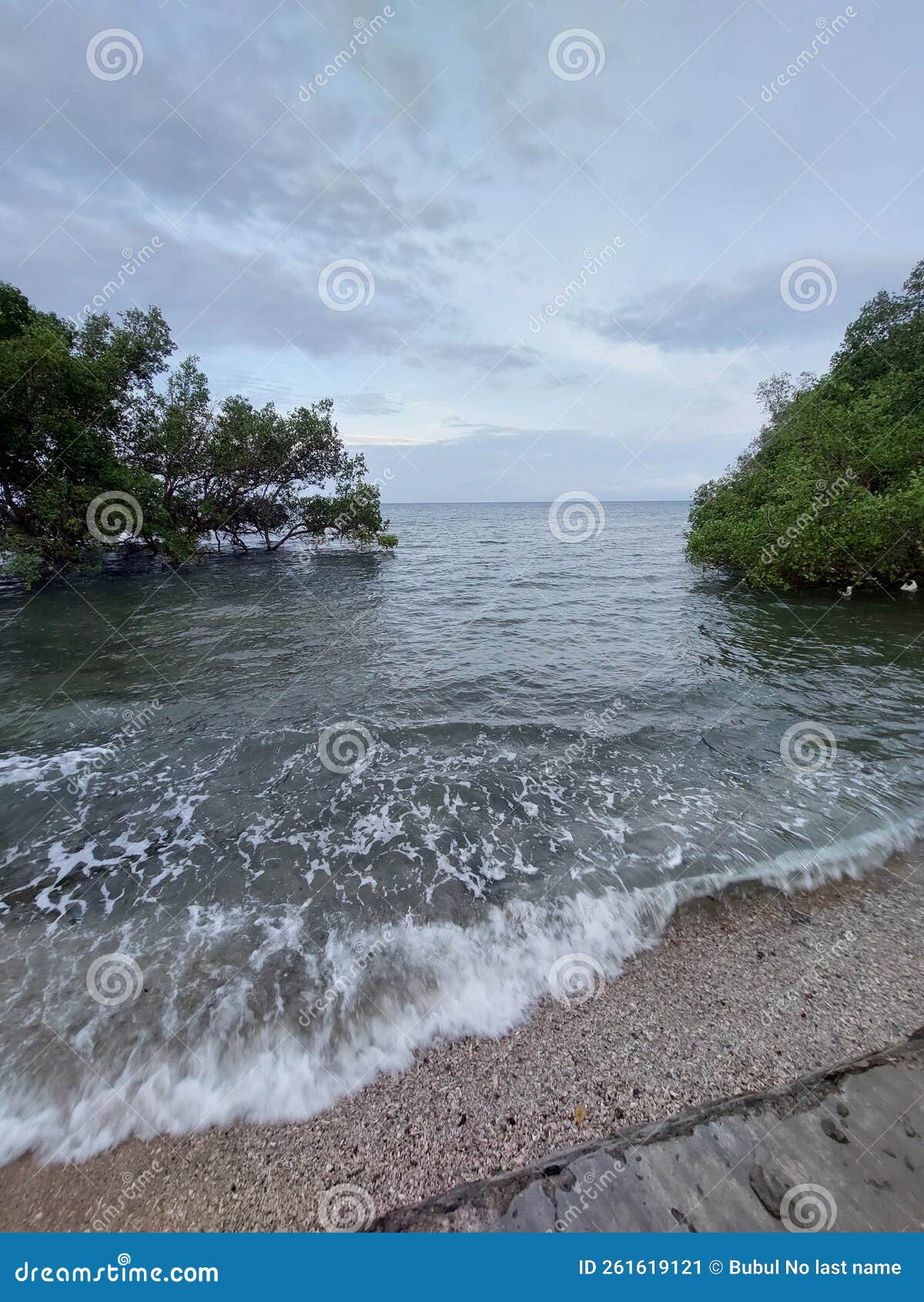 Sea by the road side stock image. Image of side, road - 261619121