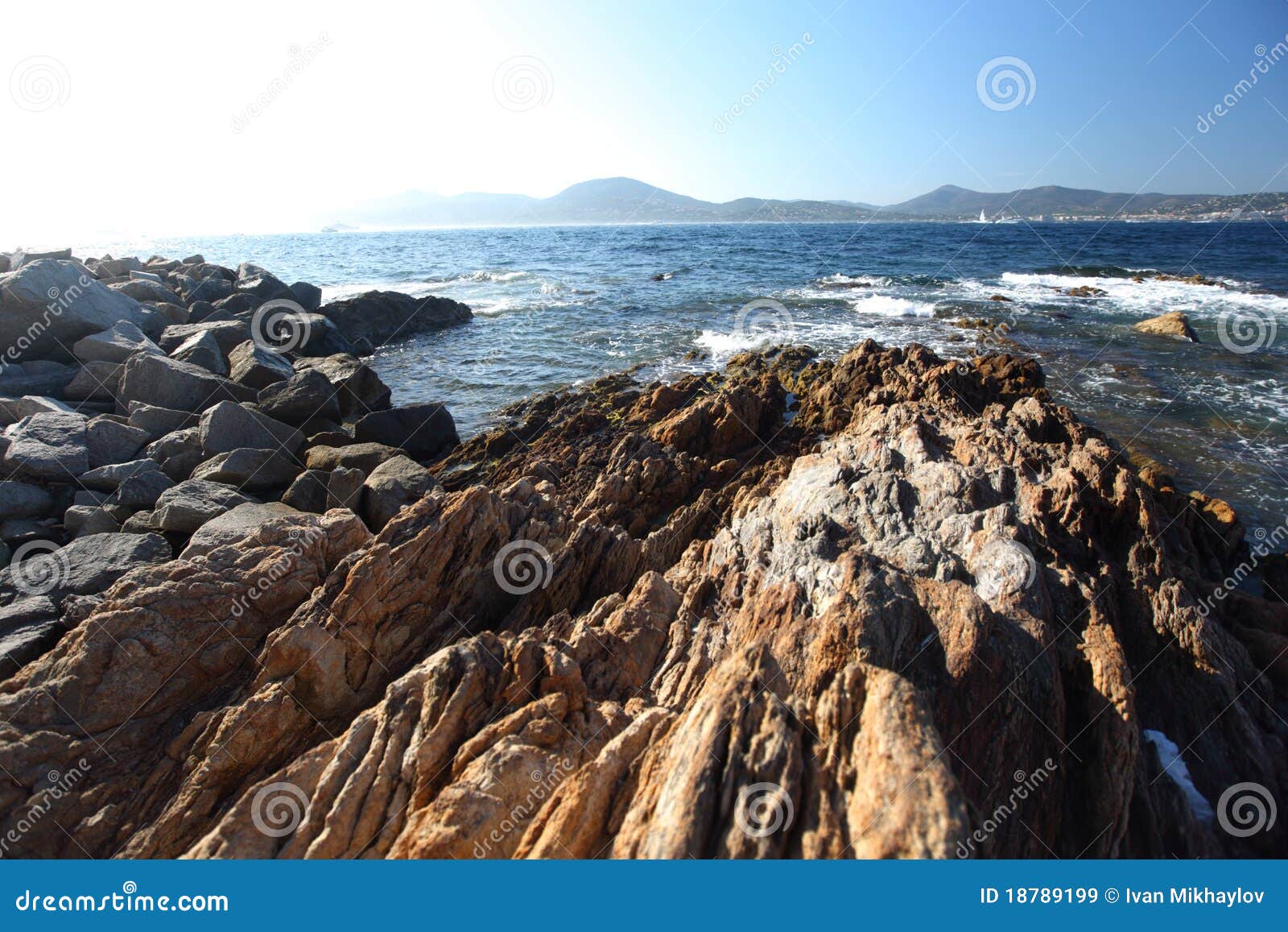 Sea rock stock image. Image of environment, scene, coast - 18789199