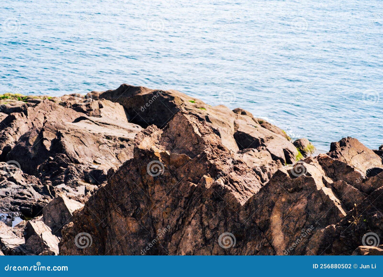 Sea Rock on the Ocean Coast,china Stock Photo - Image of beach, china ...