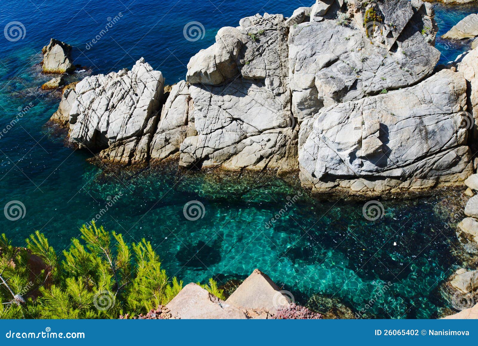 Sea and rocks stock photo. Image of stone, shapes, summer - 26065402
