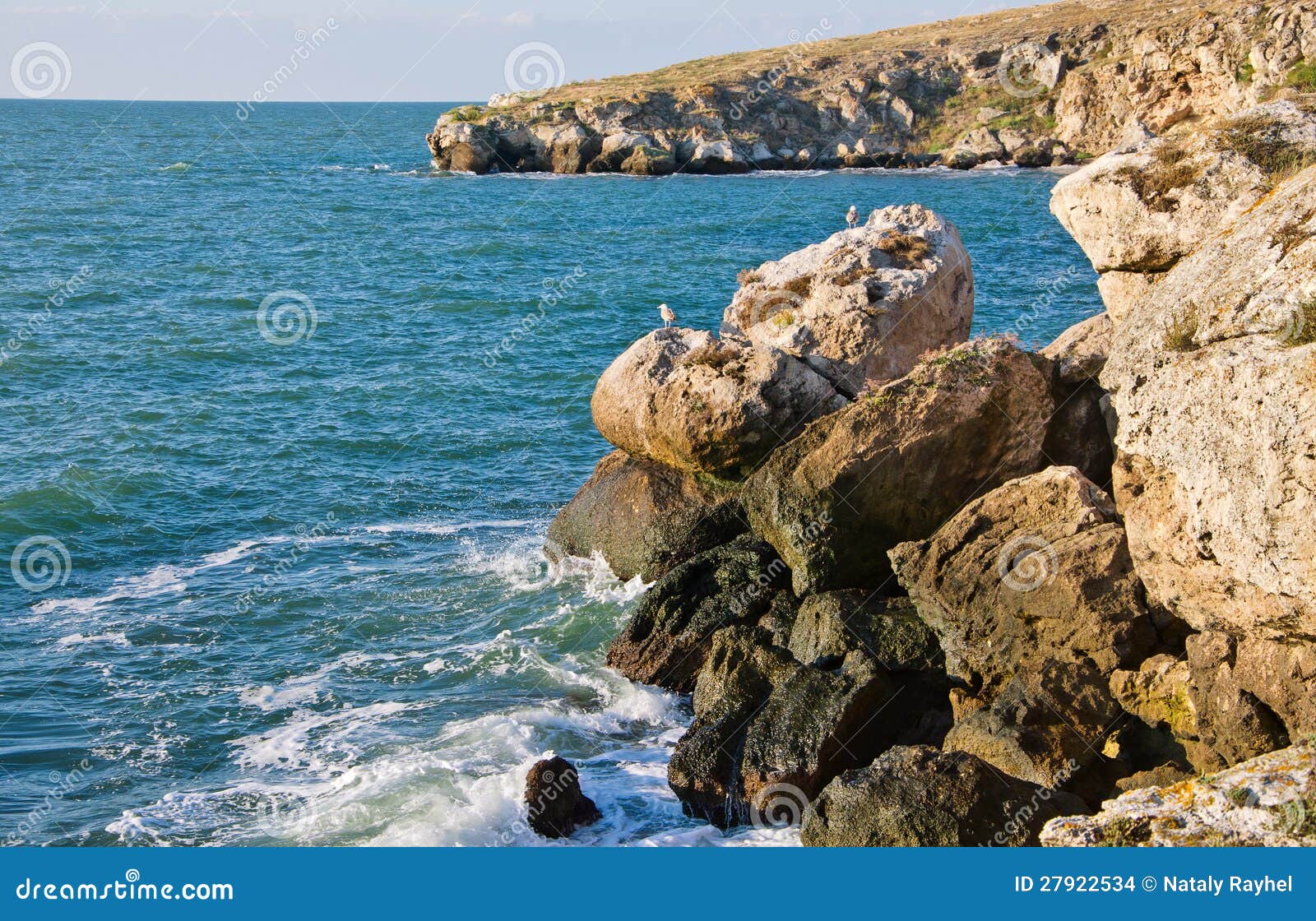 Sea and rocks stock photo. Image of landscape, natural - 27922534